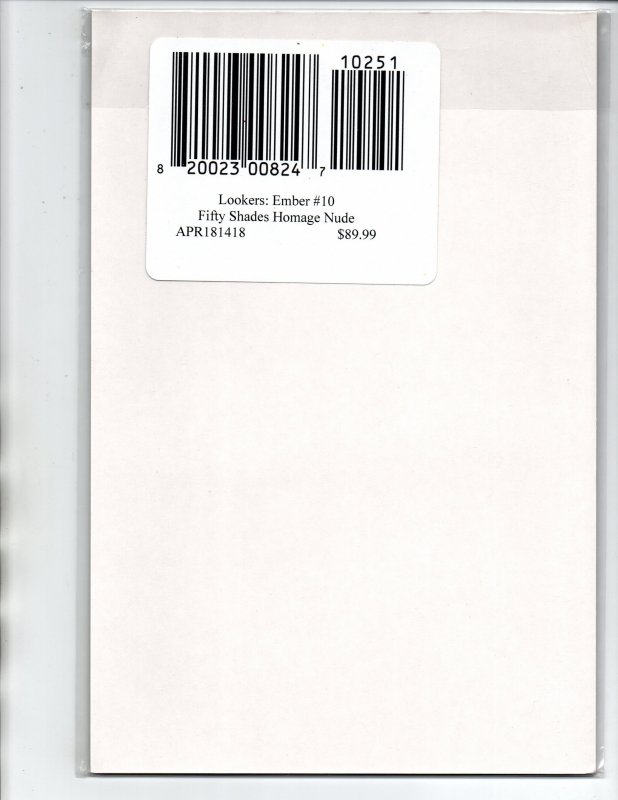Lookers Ember #10 50 Shades of Gray Homage Nude - Ltd 50 - ULTRA RARE ...