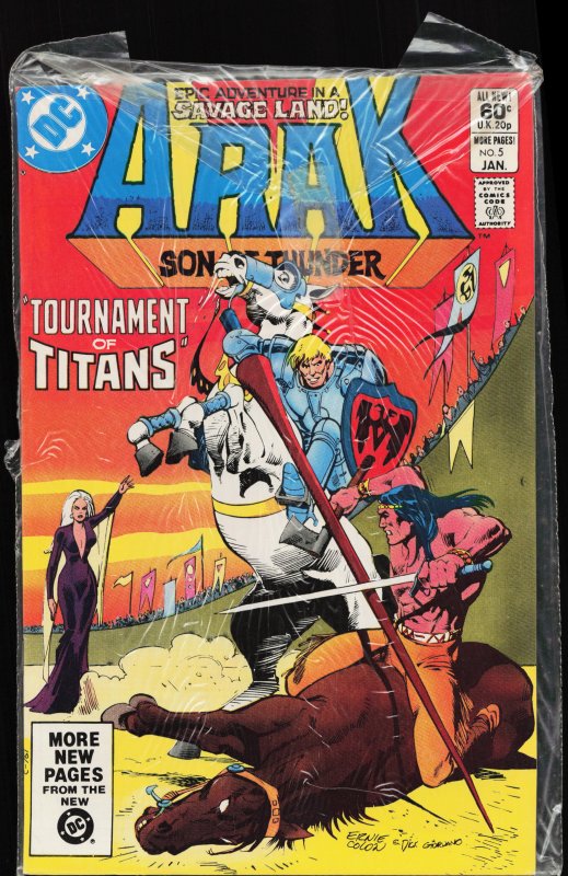 Arak, Son of Thunder #5 Direct Edition (1982) Arak, Son of Thunder ...