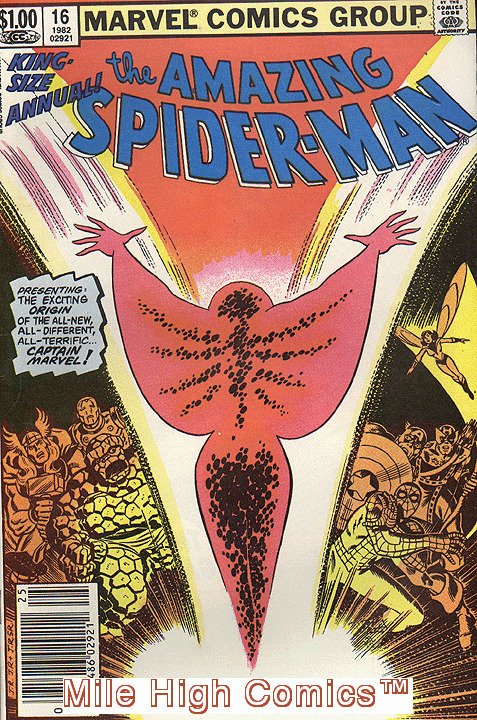SPIDER-MAN ANNUAL (1964 Series) (MARVEL) #16 NEWSSTAND Fair Comics Book ...