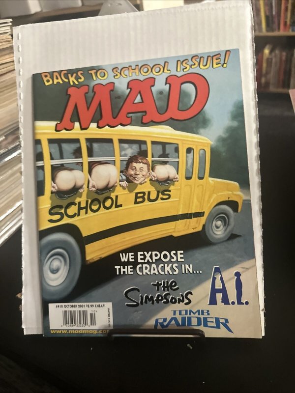 Mad Magazine Issue #410 October 2001 Back to School - The Simpsons ...