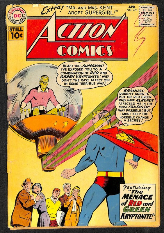 Action Comics #275 (1961) | Comic Books - Silver Age, DC Comics / HipComic
