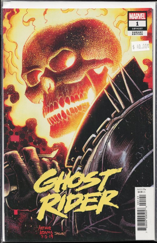 Ghost Rider #1 Adams Cover (2019) | Comic Books - Modern Age, Marvel ...