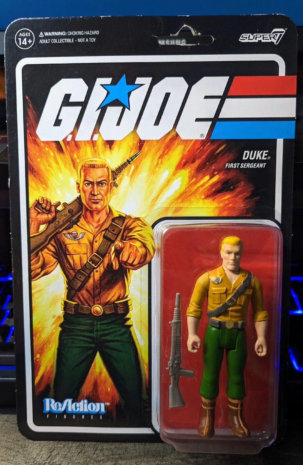 Duke G.I. Joe Super 7 Reaction Action Figure | Comic Books - Modern Age ...