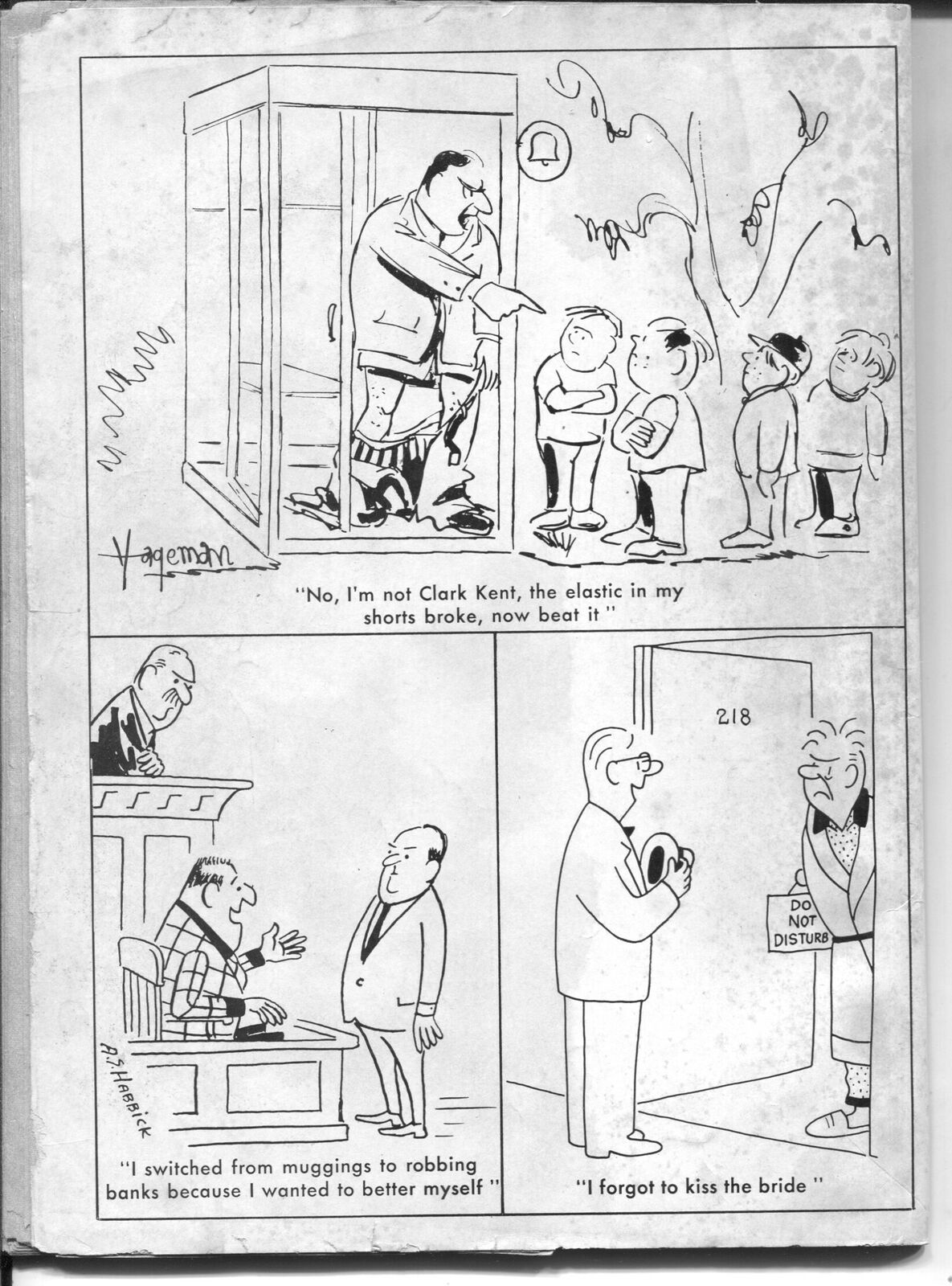 Cartoons and Gags 2/1967-Marvel-jokes-Trogdon-Hagglund-DeCarlo-Tupper ...