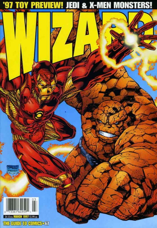 Wizard: The Comics Magazine #67A FN ; Wizard | Jim Lee Iron Man | Comic ...