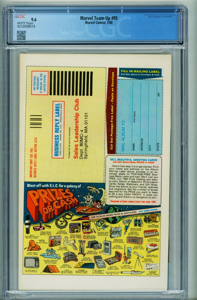 Marvel Team-Up #95 CGC 9.6 First Mockingbird 4253098018 | Comic Books ...