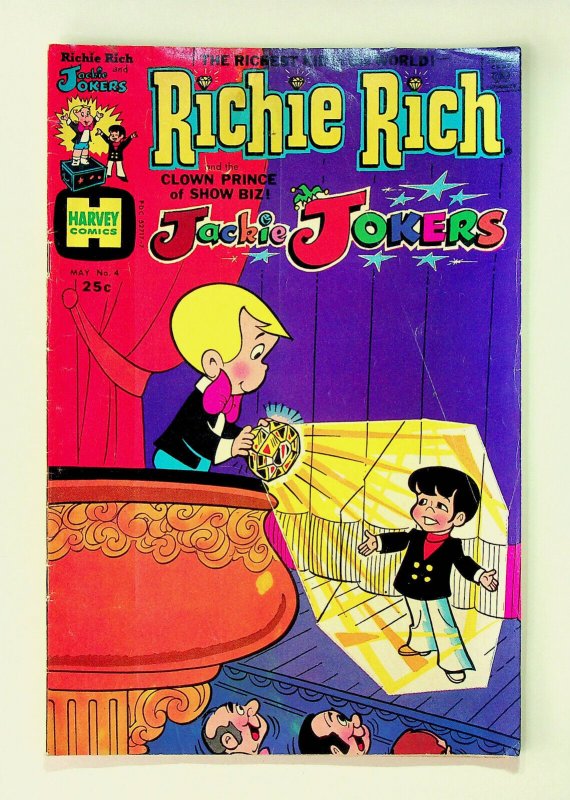 Richie Rich and Jackie Jokers #4 (May 1974, Harvey) - Good | Comic ...