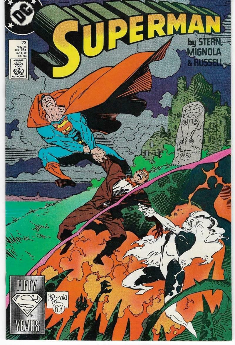 SUPERMAN #23, VF/NM, John Byrne, Stern, Mike Mignola, 1987 1988, more ...