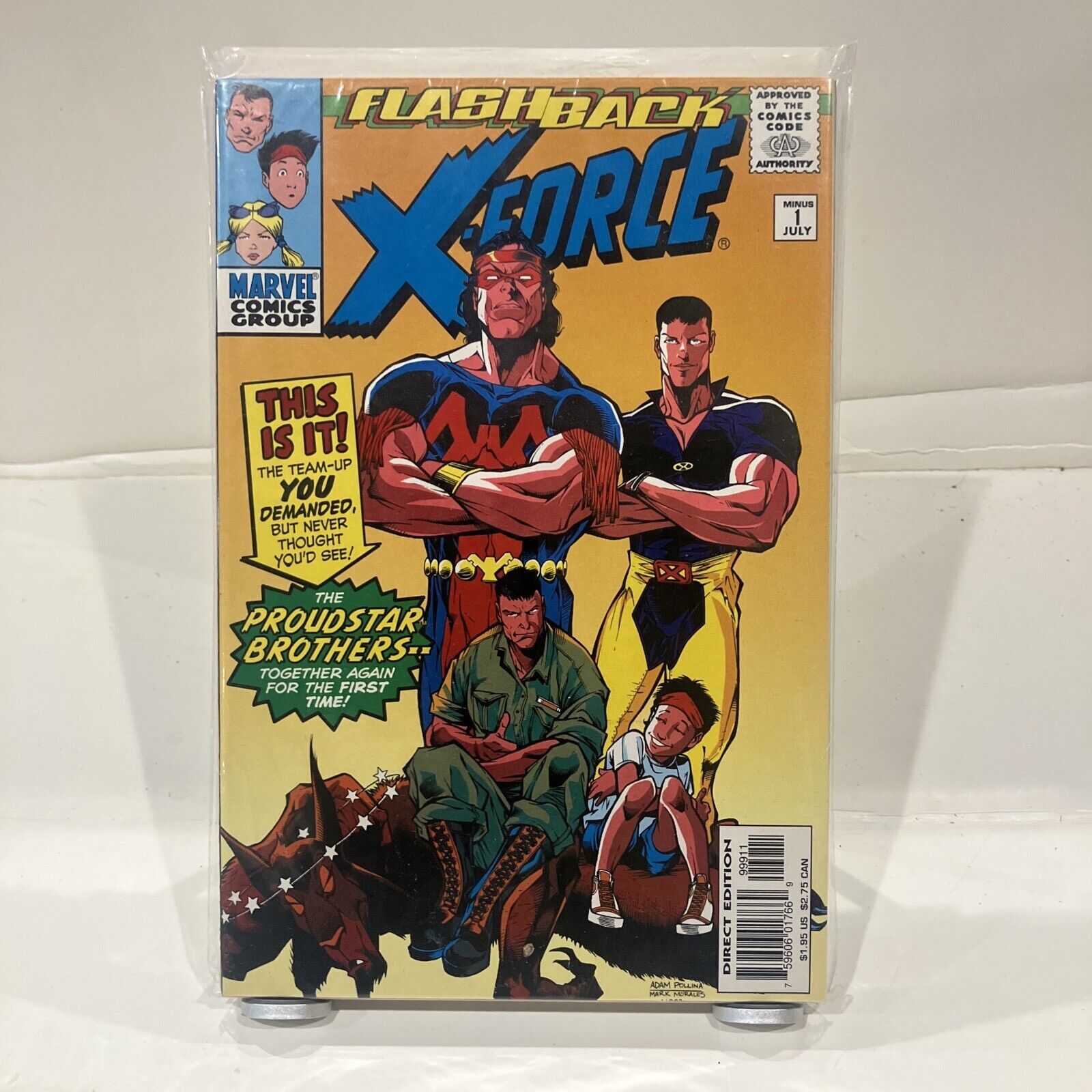 Vintage FlashBack X-Force Minus 1 Marvel Comics Book Proudstar Brothers ...
