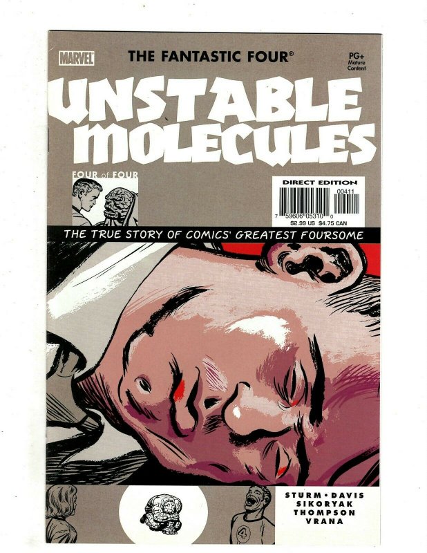 10 Marvel Comics Fantastic Four Unstable Molecules 1 2 3 4 Spiderman 2 ...