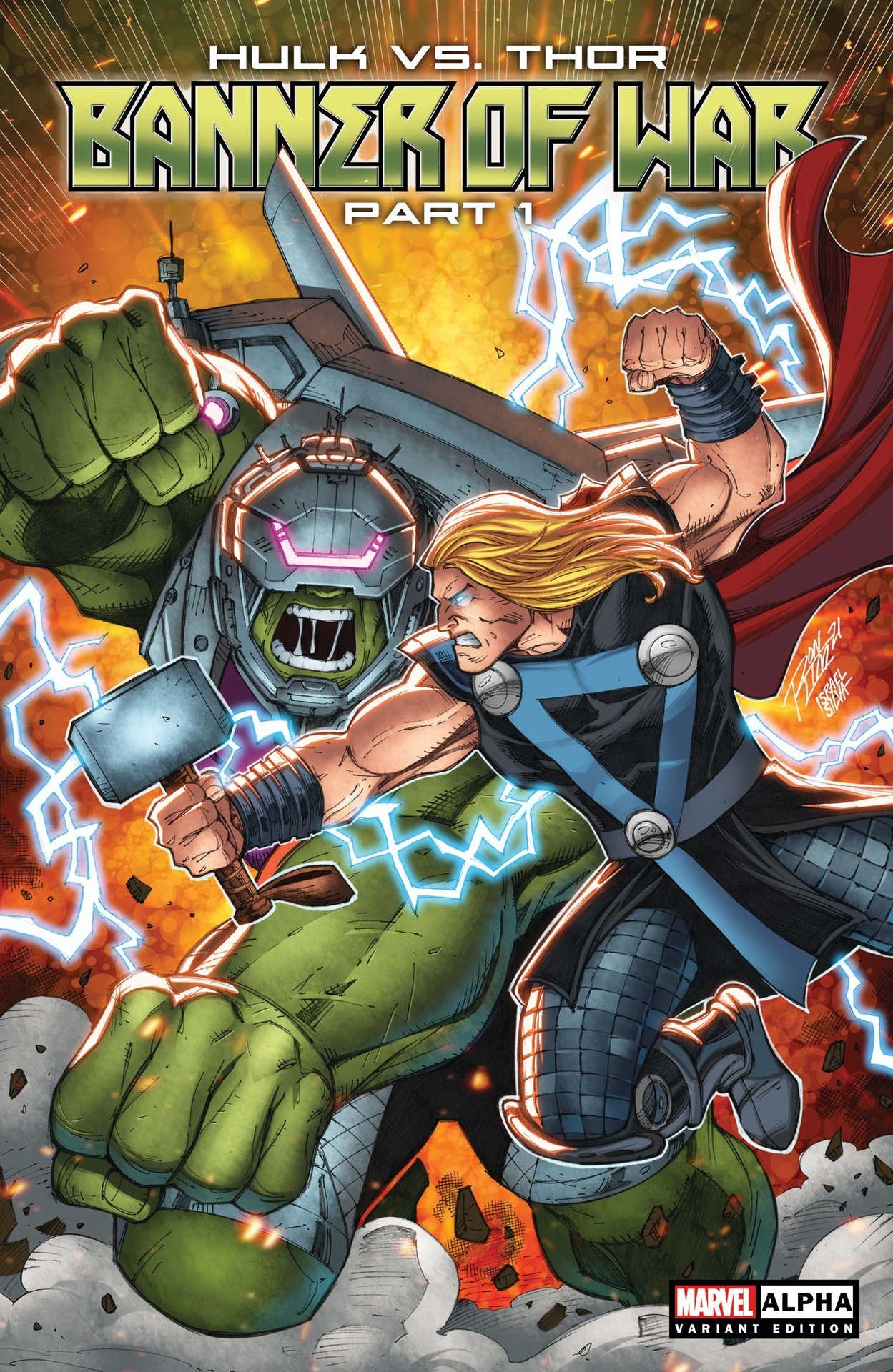 Hulk vs. Thor: Banner of War Alpha #1 (Ron Lim Variant, 2022) | Comic ...