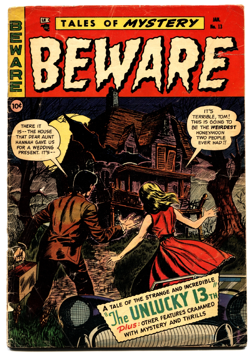 Beware Comics #13 RARE FIRST ISSUE 1953- Pre-code horror | Comic Books ...
