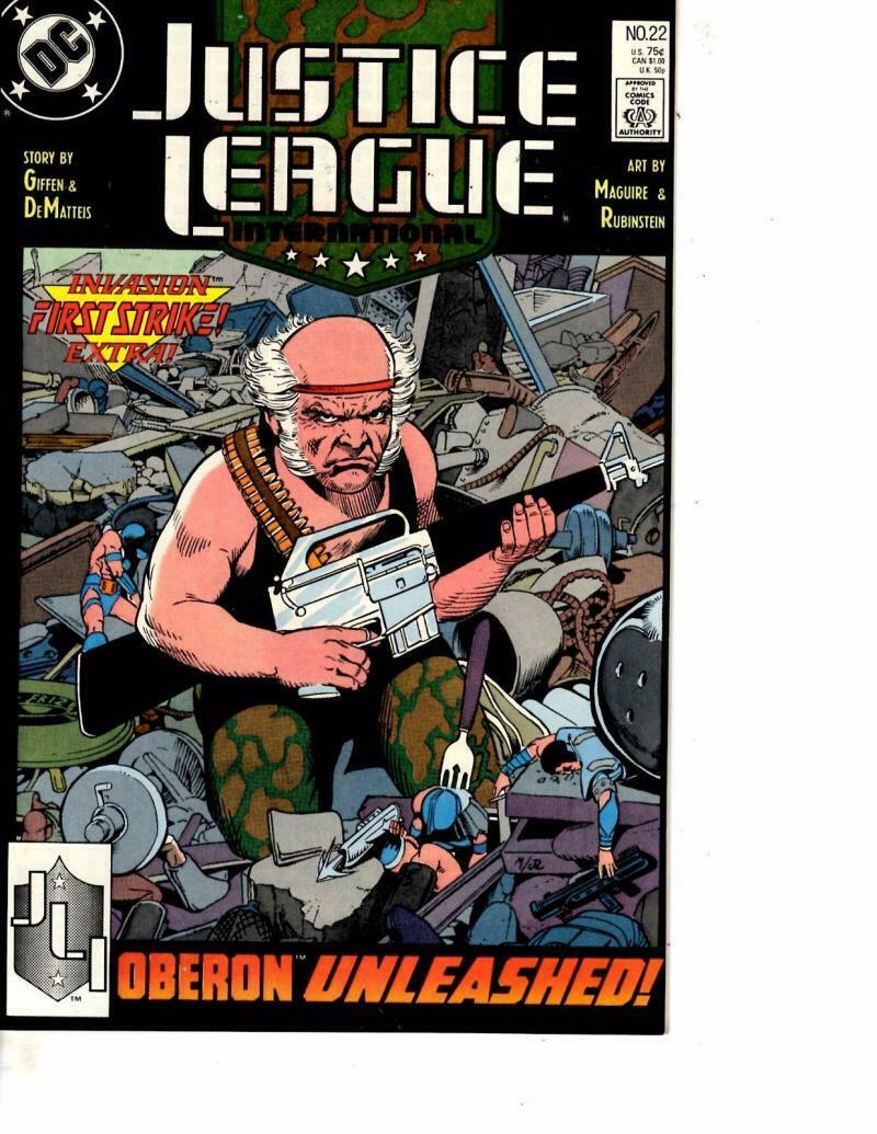 Justice League International #22, VF/NM, First Strike, DC 1987 1988 ...