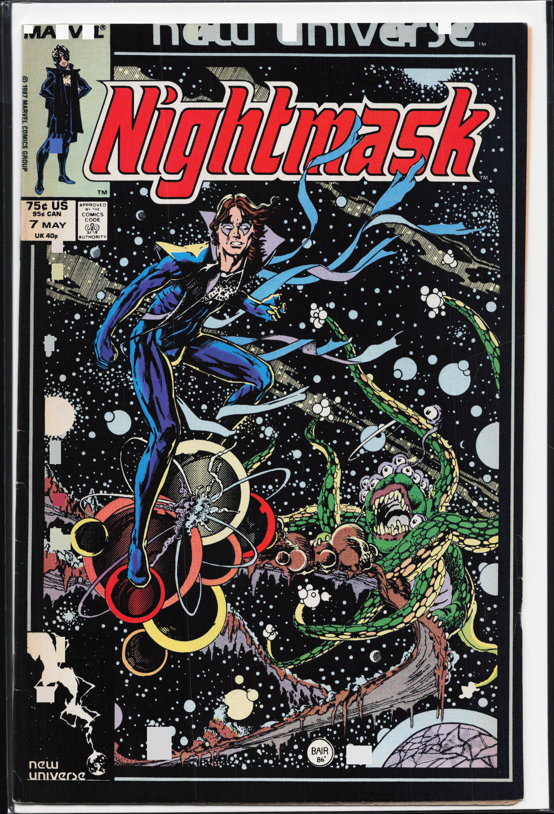 Nightmask #7 (1987) Nightmask | Comic Books - Copper Age, Marvel ...