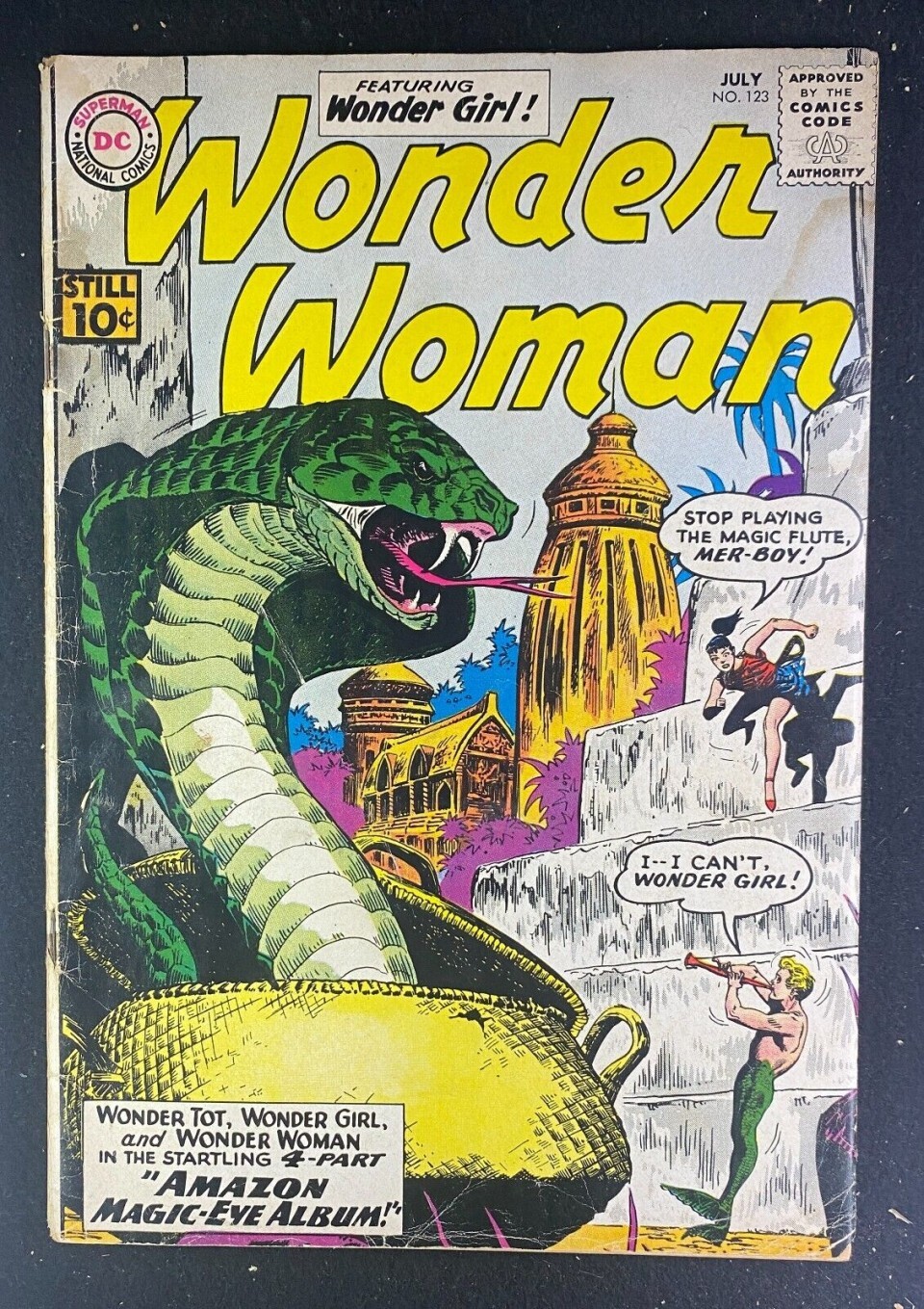 Wonder Woman (1942) #123 GD (2.0) Ross Andru Cover and Art Wonder Girl ...