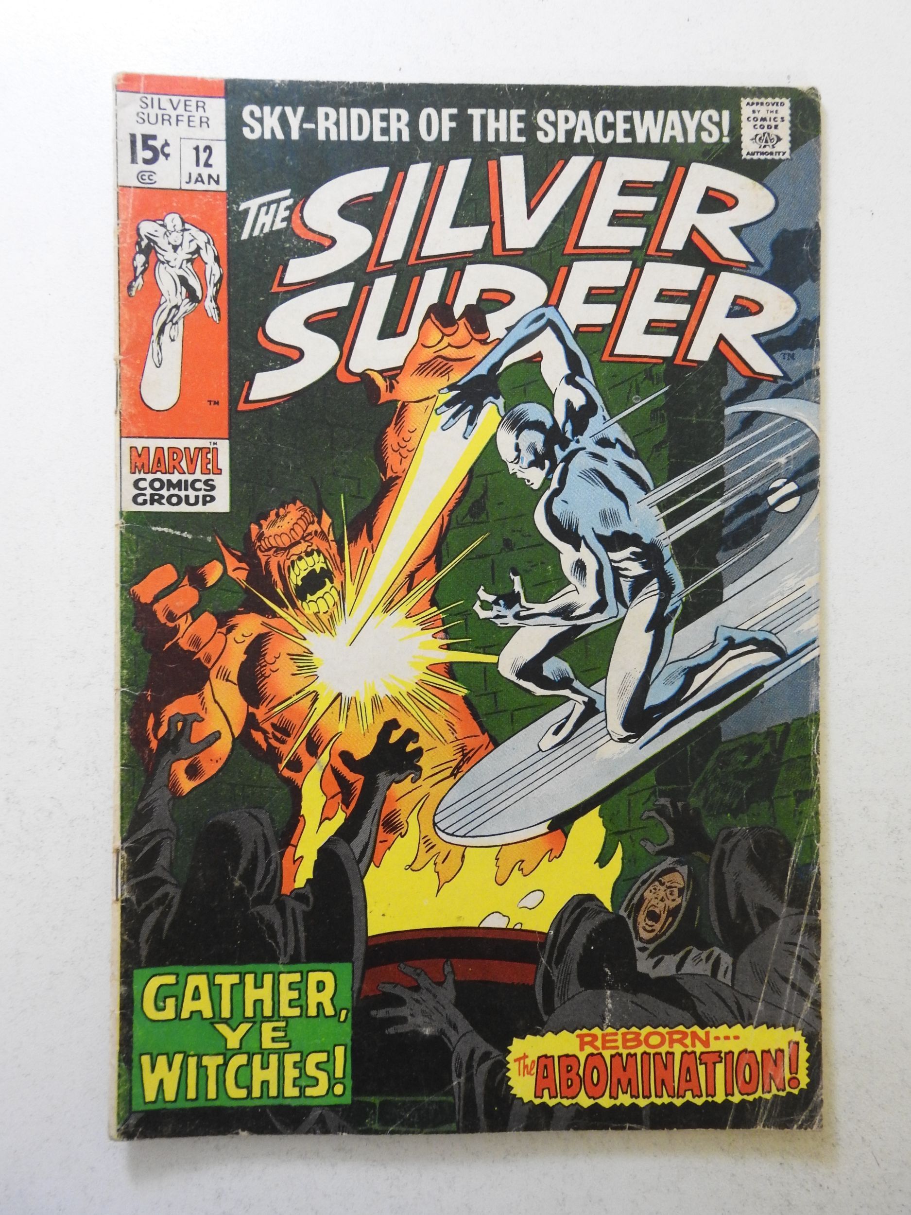 The Silver Surfer #12 (1970) VG Condition 1 in tear bc | Comic Books ...