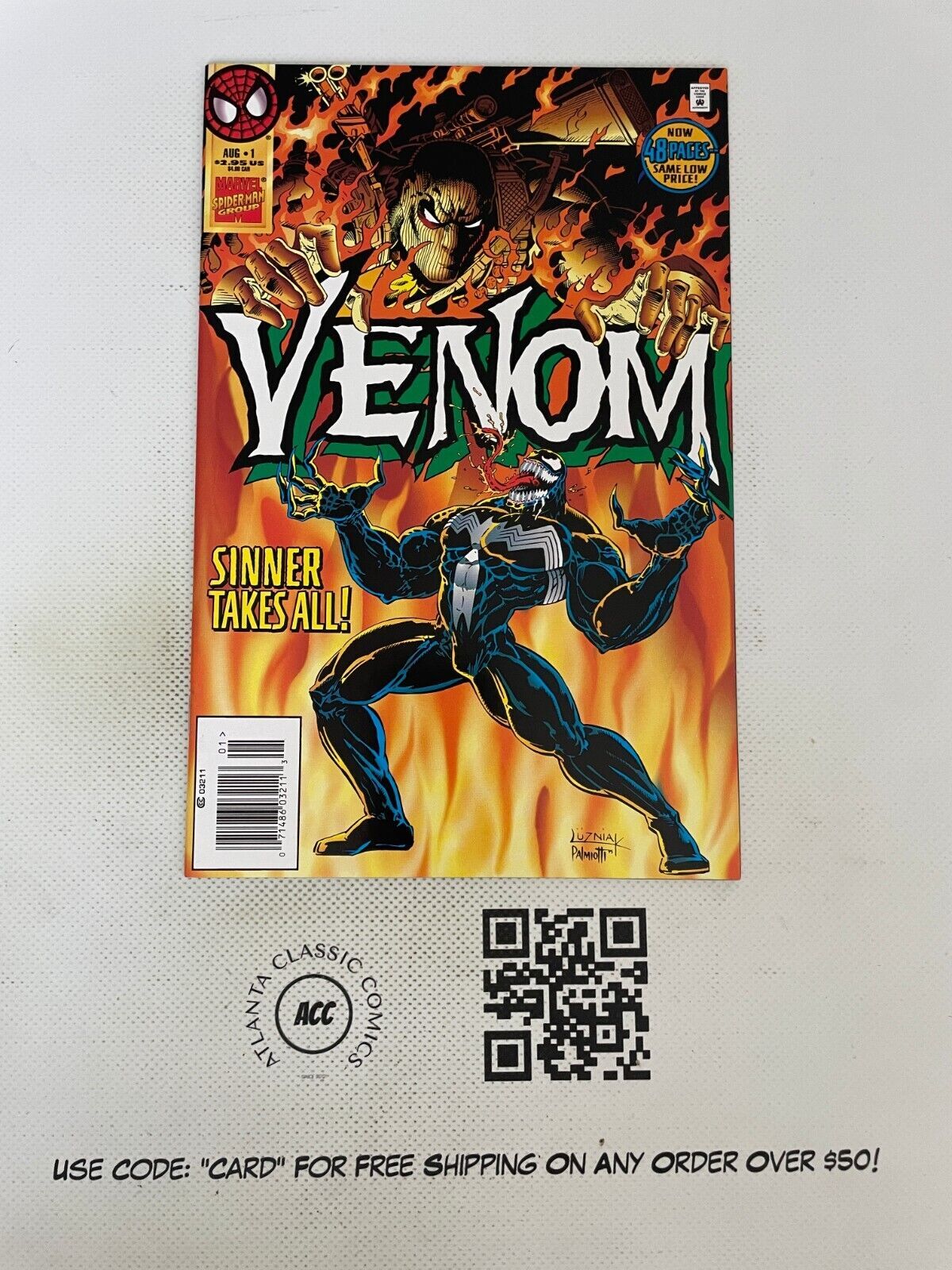 Venom Sinner Takes All Complete Marvel Comics Series #1 2 3 4 5 NM ...
