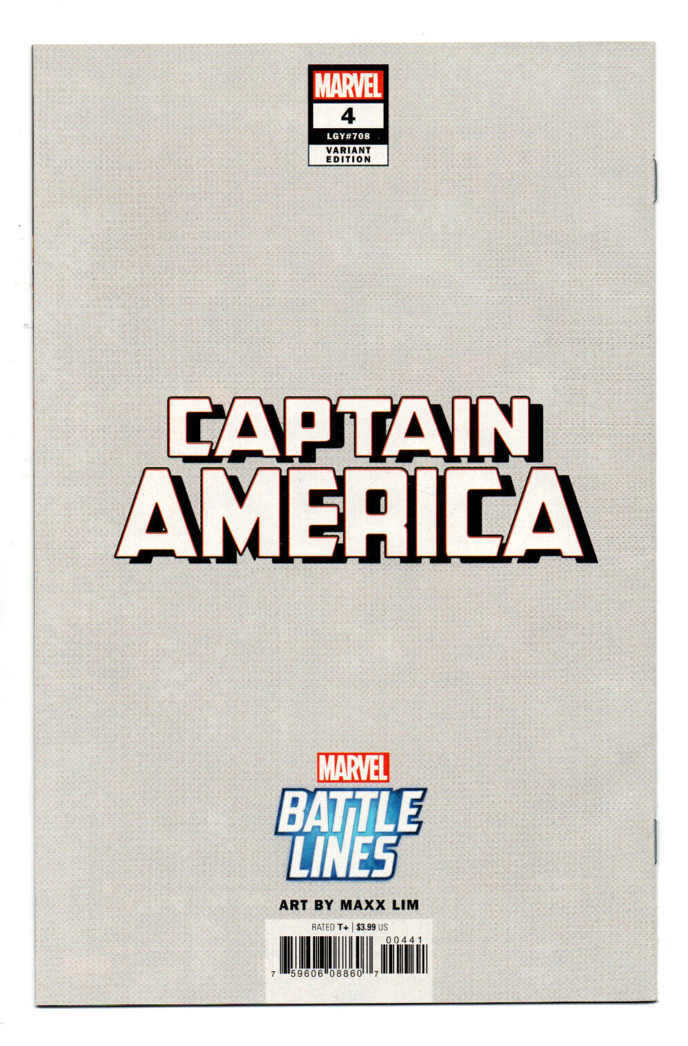 Captain America #4 Maxx Lim Battle Lines Virgin Variant - 2019 - (-NM ...
