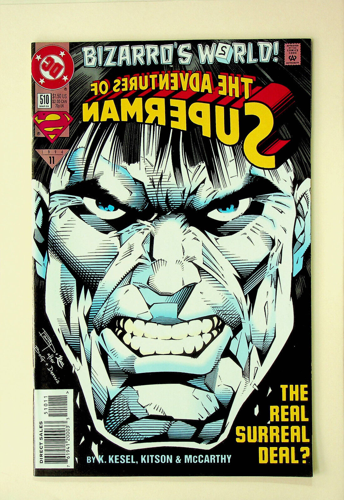 Adventures of Superman #510 - (Mar 1994, DC) - Near Mint | Comic Books ...