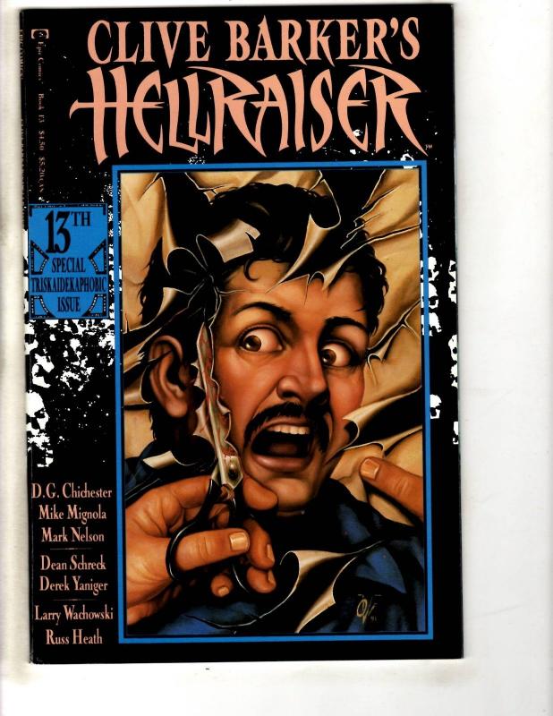 Lot Of 6 Clive Barker's Hellraiser Marvel EPIC Comics # 11 13 14 15 16 ...