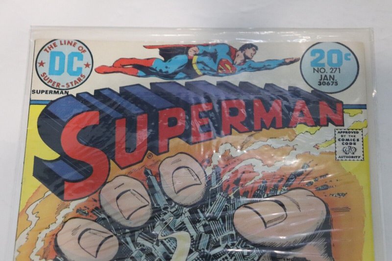 Superman #271 The Man Who Murdered Metropolis Brainiac 1974 DC Comics ...
