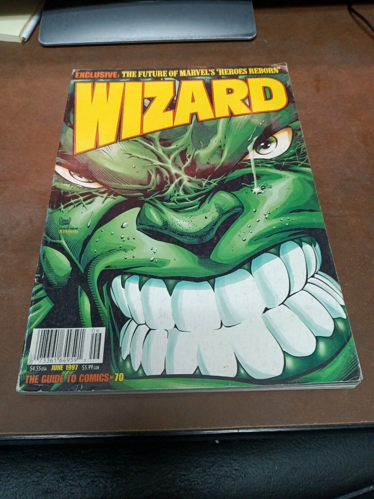 WIZARD The Guide To Comics #70 June 1997 The Hulk Green Lantern Jeoh ...