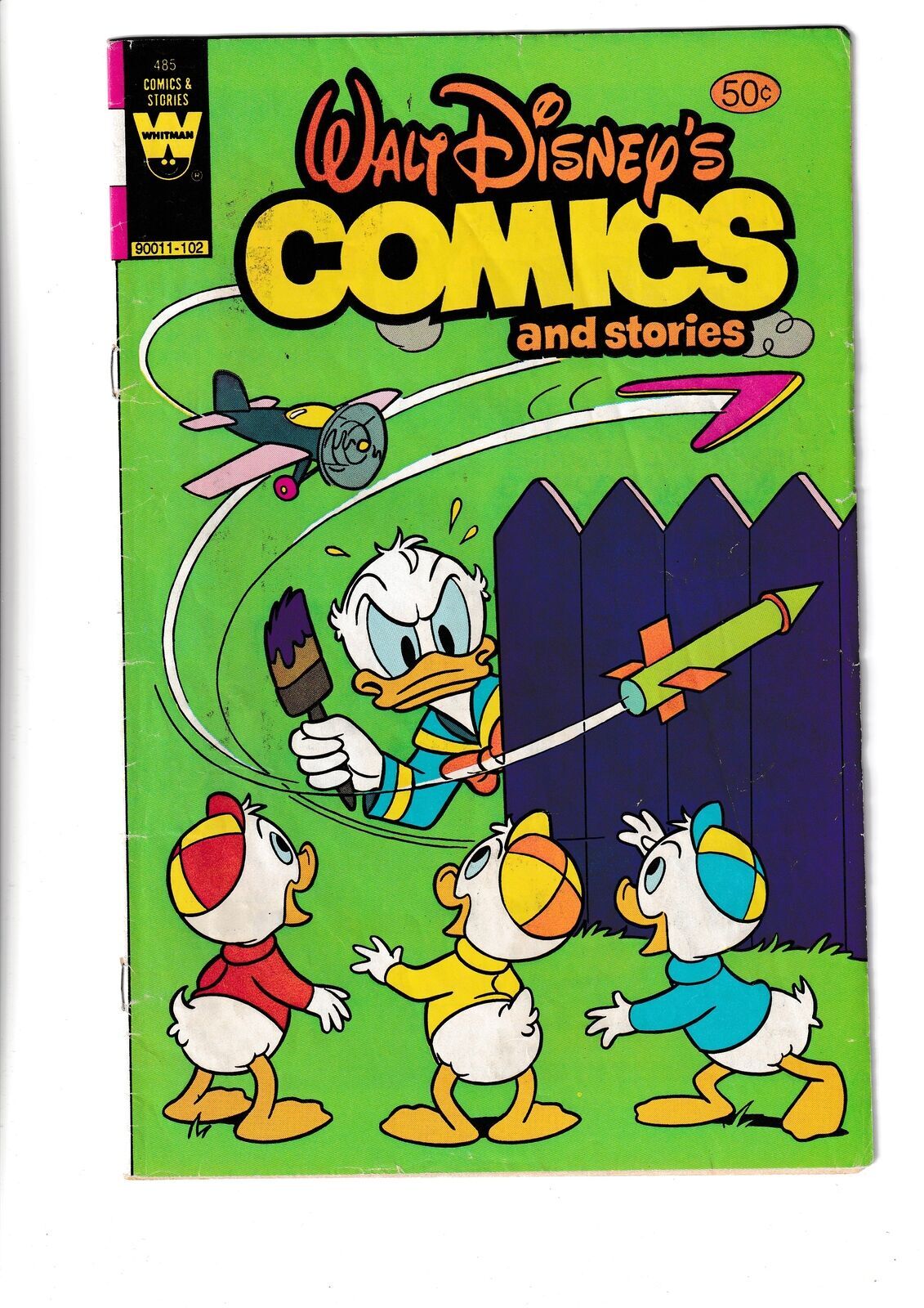 Walt Disney Comics And Stories 485 1981 Whitman Comics Comic Books