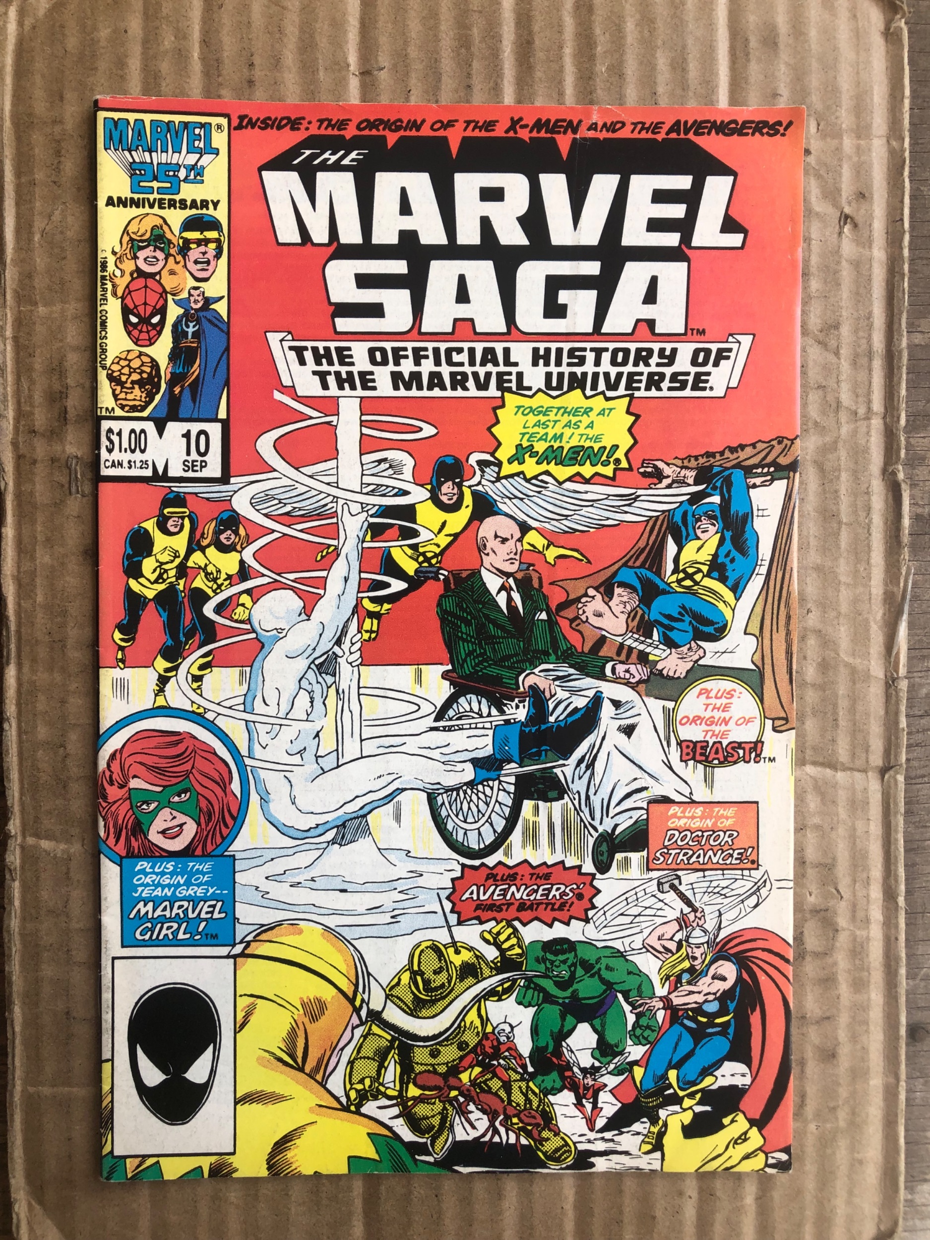 The Marvel Saga The Official History of the Marvel Universe #10 (1986 ...
