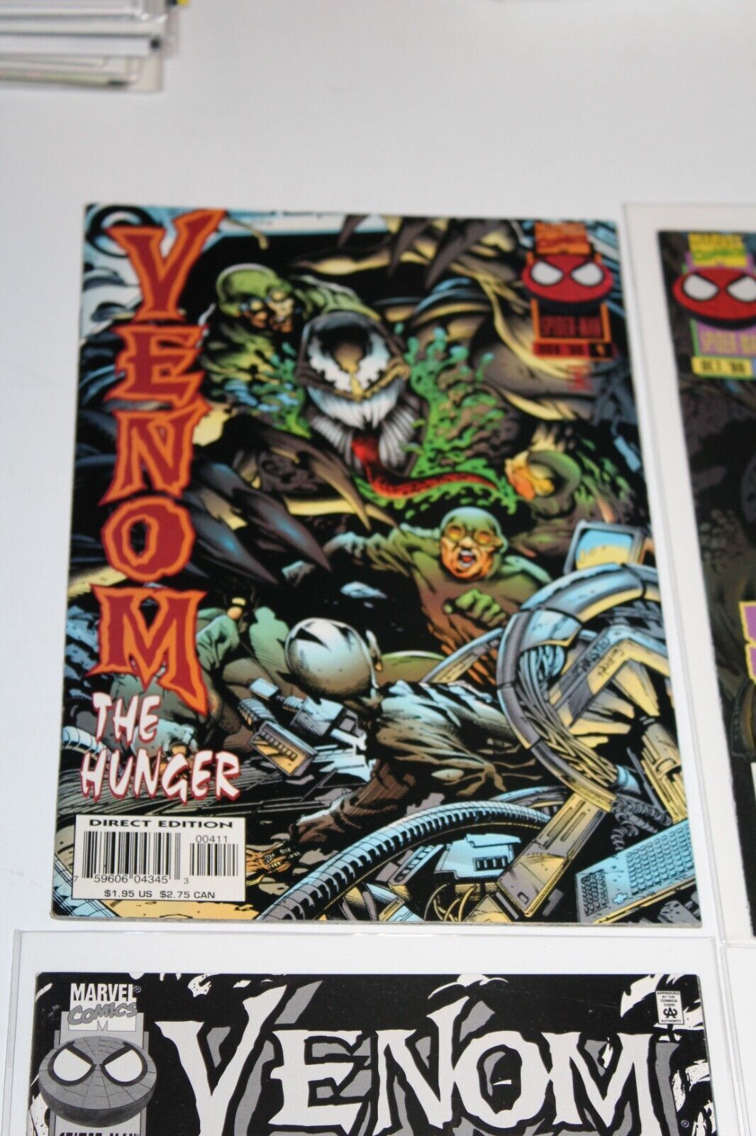 Complete Set Venom The Hunger 1 2 3 4 NM BOARDED Spider-man Symbiote ...