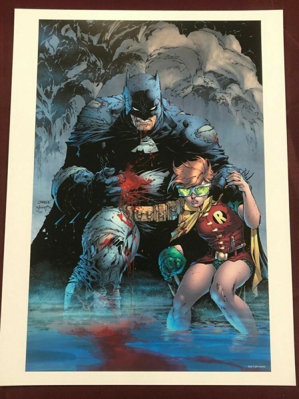 JIM LEE Batman Robin Dark Knight Returns Justice League Poster 12x16 ...