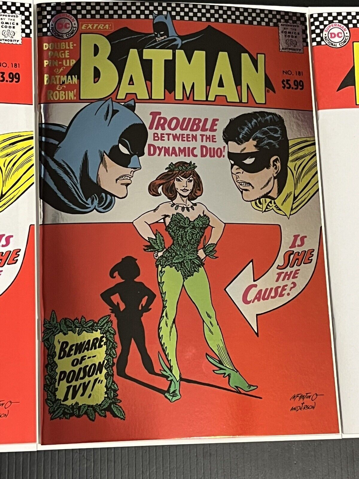 Batman #181 Facsimile CVR a + Foil + Blank SET 2023 1st Poison IVY ...