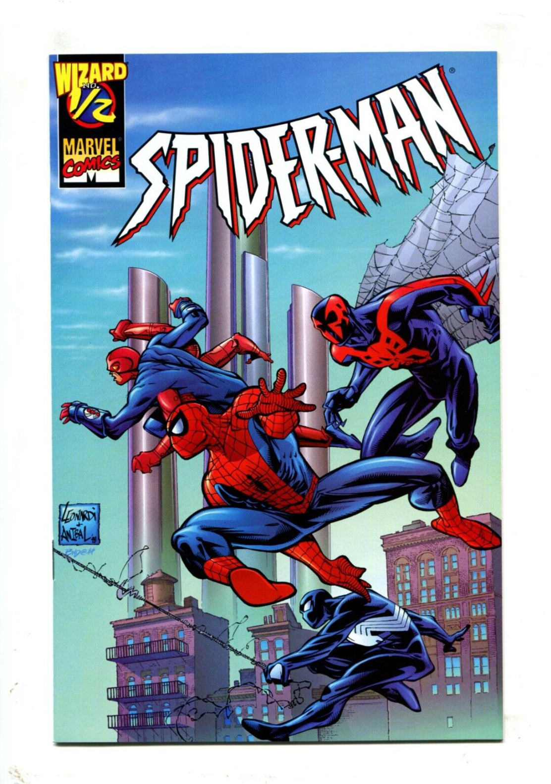 Spider-Man #1/2 - Wizard Edition with COA / Rick Leonardi Art (9.2 ...