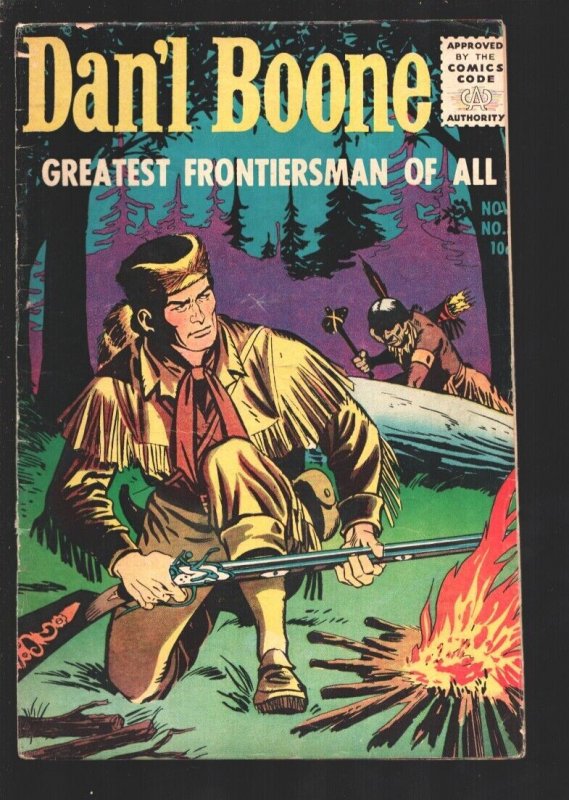 Dan'l Boone #3 1955-Sussex-Indian stories-Jolly Jim Dandy by Dick Ayers ...
