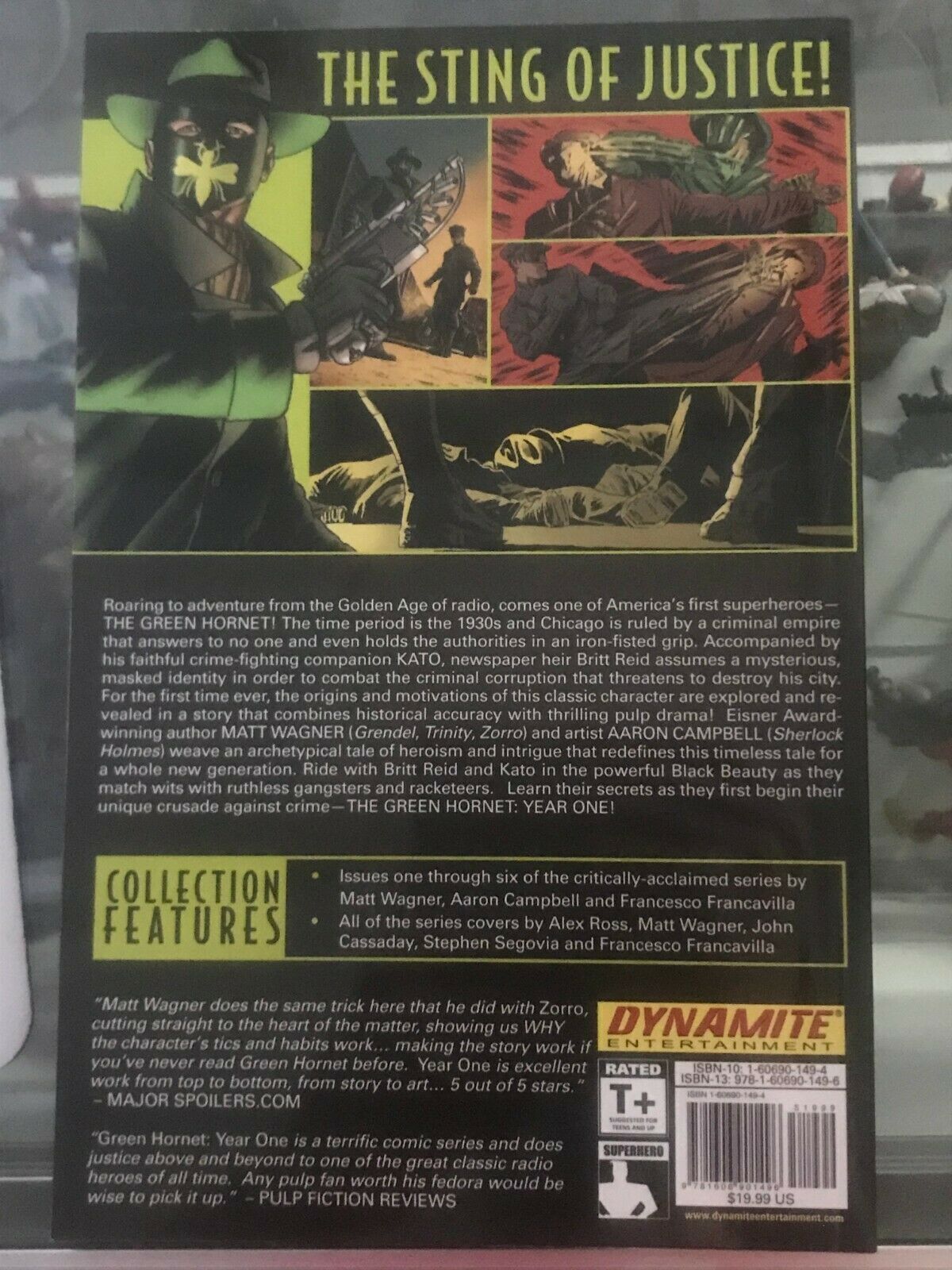 Green Hornet Year ONE Volume ONE #1-6 - "The Sting of Justice" 2010 ...