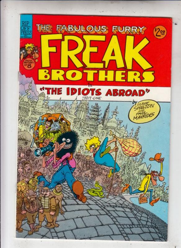 Fabulous Furry Freak Brothers #8 (Jan-84) VF/NM High-Grade The Freak ...