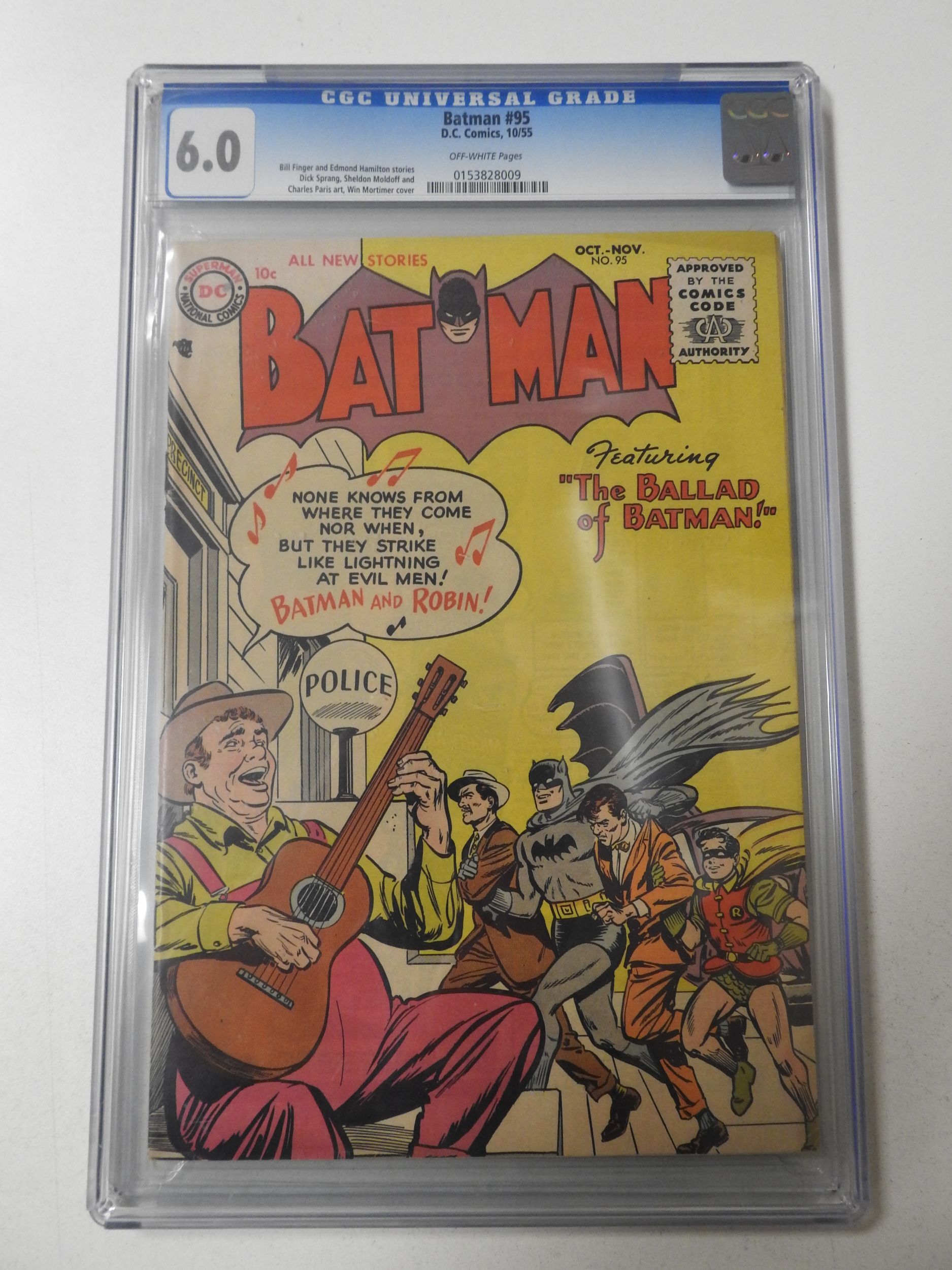 Batman #95 (1955) CGC 6.0! OW Pages! | Comic Books - Golden Age, DC ...