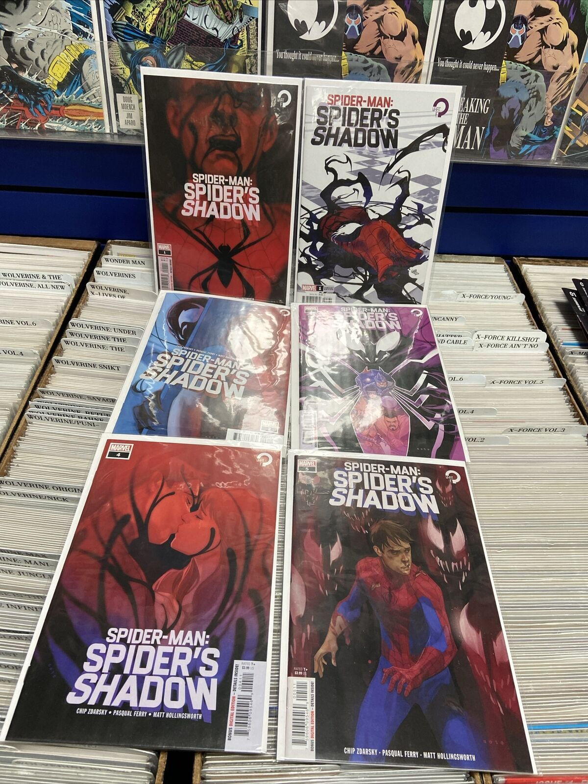 Spider-Man: Spider's Shadow #1-5 Complete + Variant Cover #1 VF/NM ...