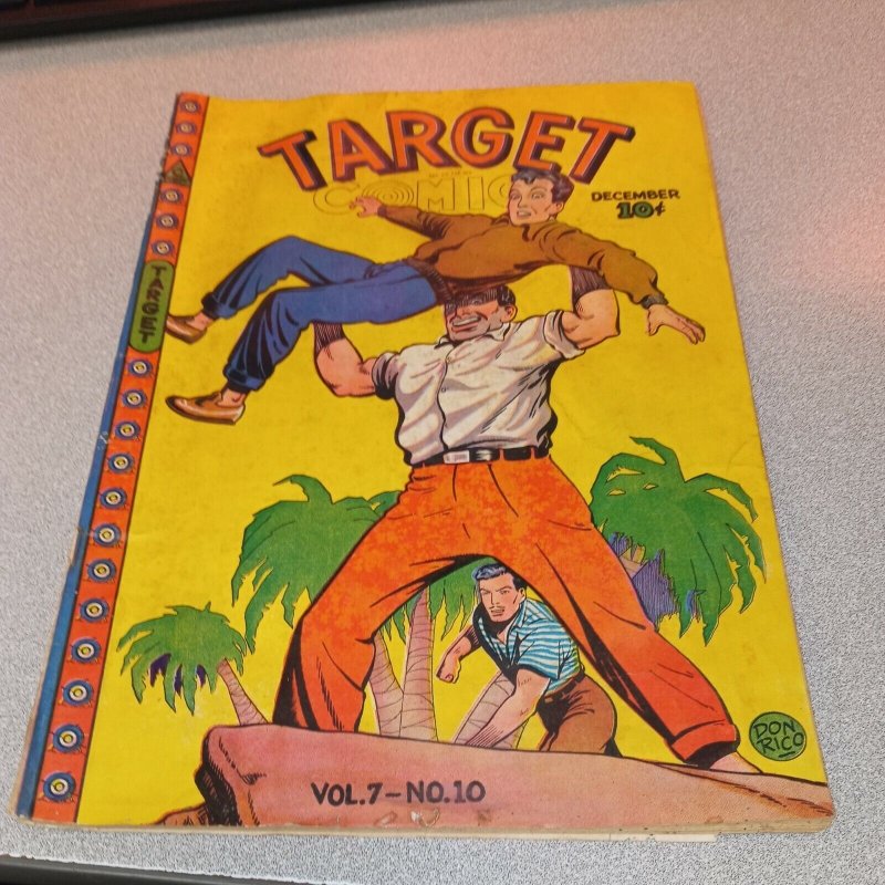 Target Comics #Vol. 7 #10 novelty press 1946 golden age superhero ...