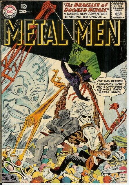 Metal MEN 4 Vg-F November 1963 Comics Book | Comic Books - Silver Age ...