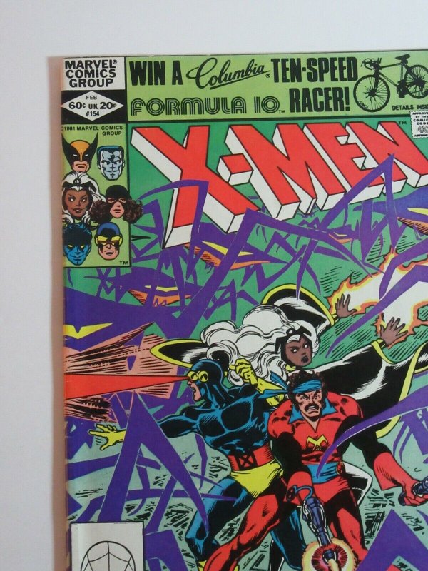Uncanny X-Men #154 Origin of Summers Family-Cyclops Havok Corsair 1982 ...