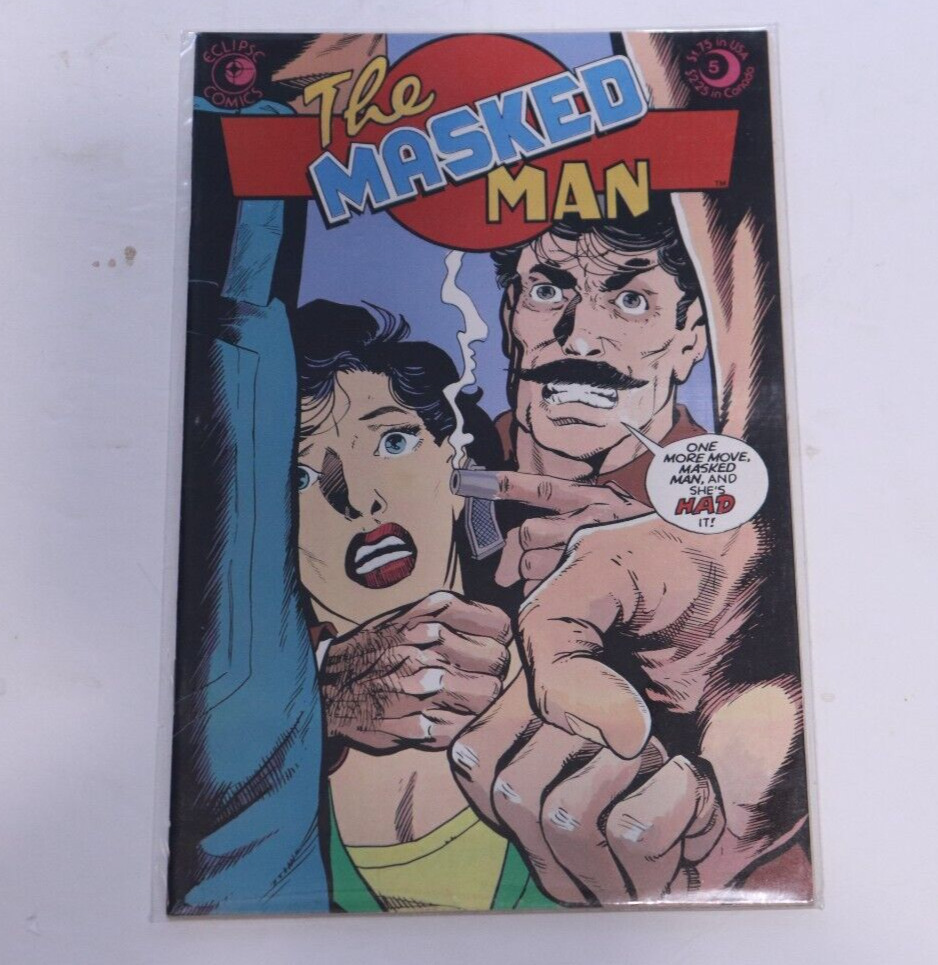 The Masked Man #5 1987 Eclipse Comics | Comic Books - Copper Age, Eclipse / HipComic