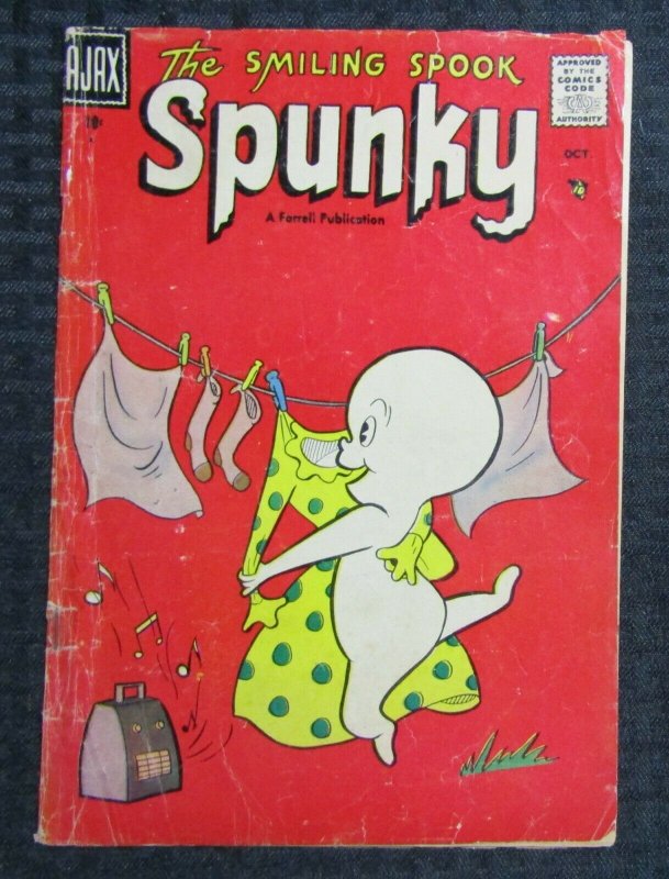 1957 SPUNKY the Smiling Spook #2 GD 2.0 Ajax / Fawcett | Comic Books ...