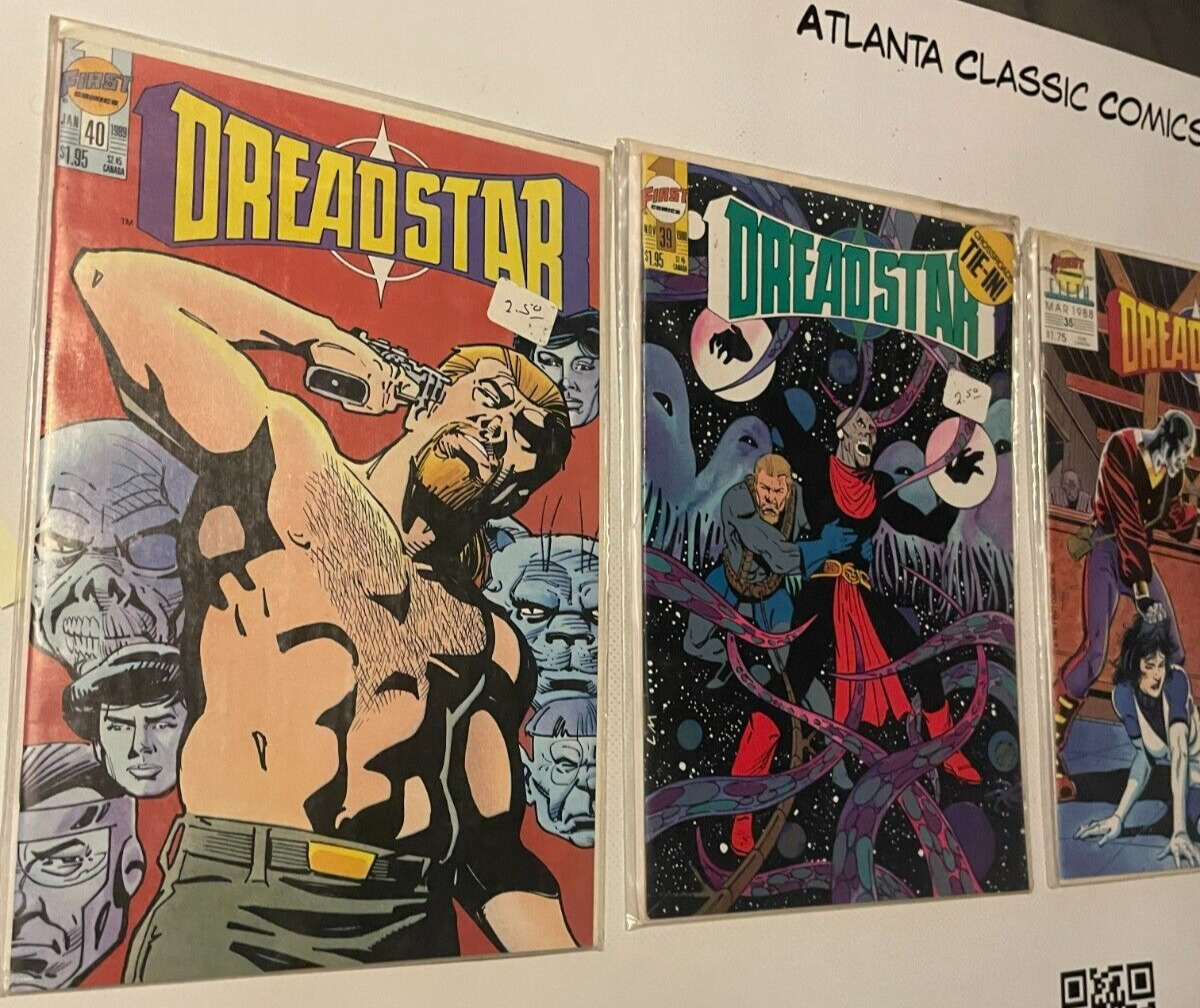4 DreadStar First Comics Comic Books # 27 35 39 40 John Sable FreeLance ...