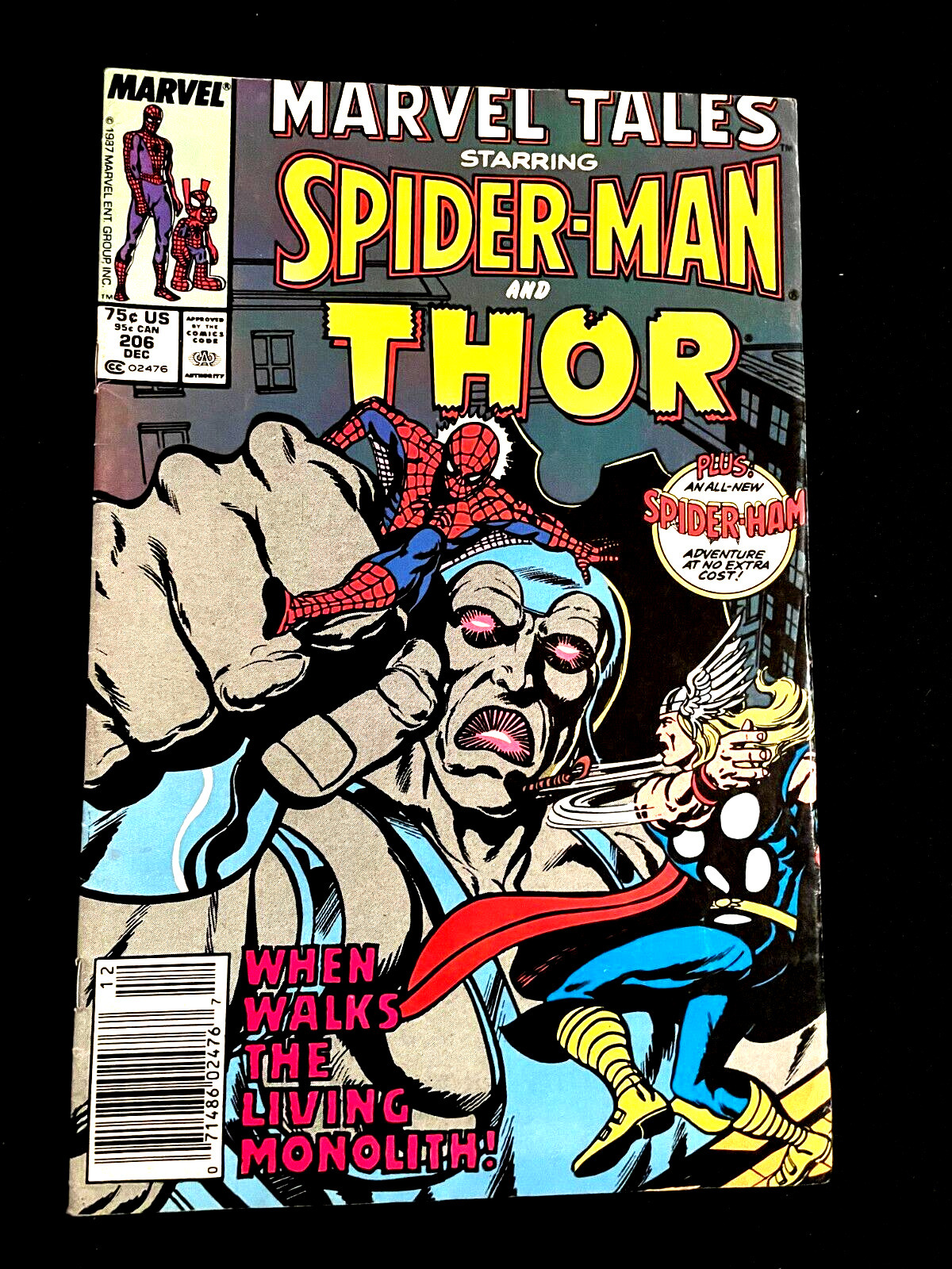 Marvel Tales #206 1987 - Spider-Man and Thor | Comic Books - Copper Age ...
