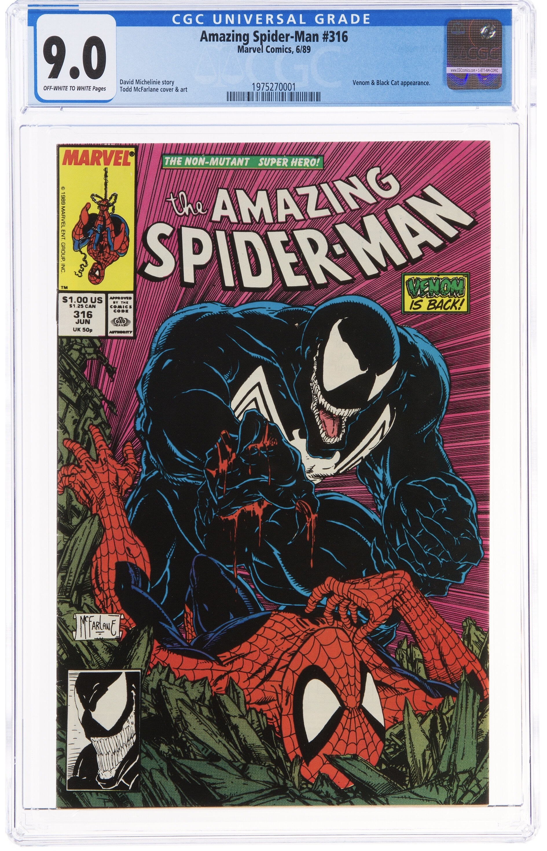 The Amazing Spider-Man #316 (1989) CGC Graded 9.0 | Comic Books ...