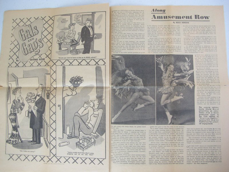 King Features Syndicate Rare 1945 Newspaper Cartoon Comic Strip Short ...