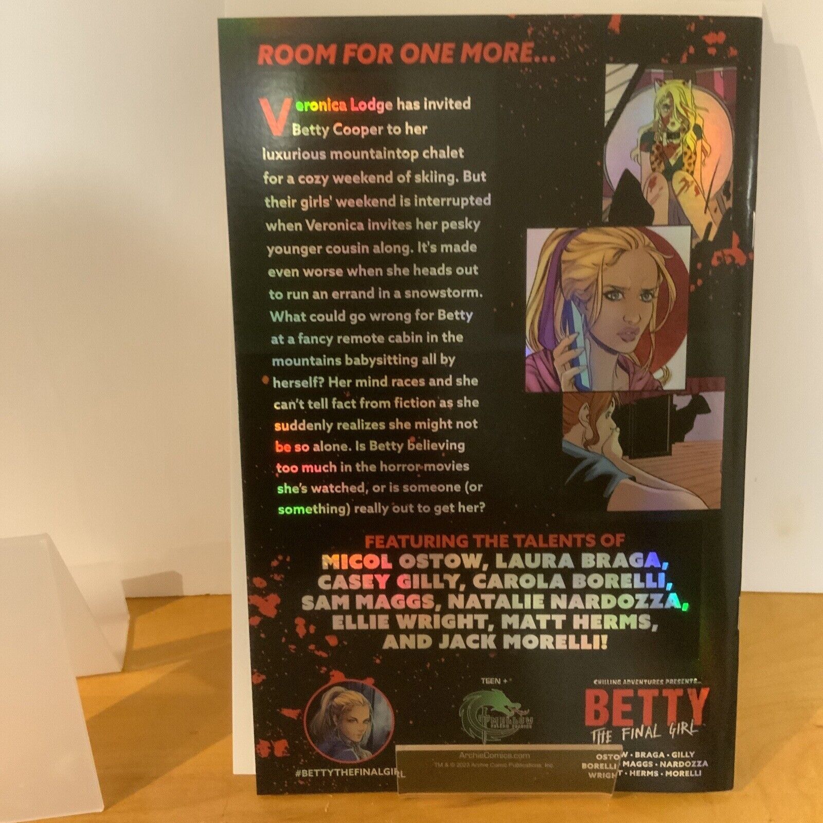 FOIL BETTY THE FINAL GIRL #1 Archie Variant Michael Myers Halloween ...