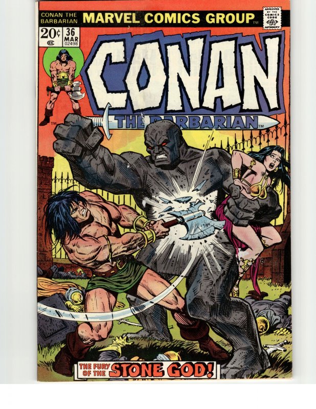 Conan the Barbarian #36 (1974) Conan | Comic Books - Bronze Age, Marvel ...
