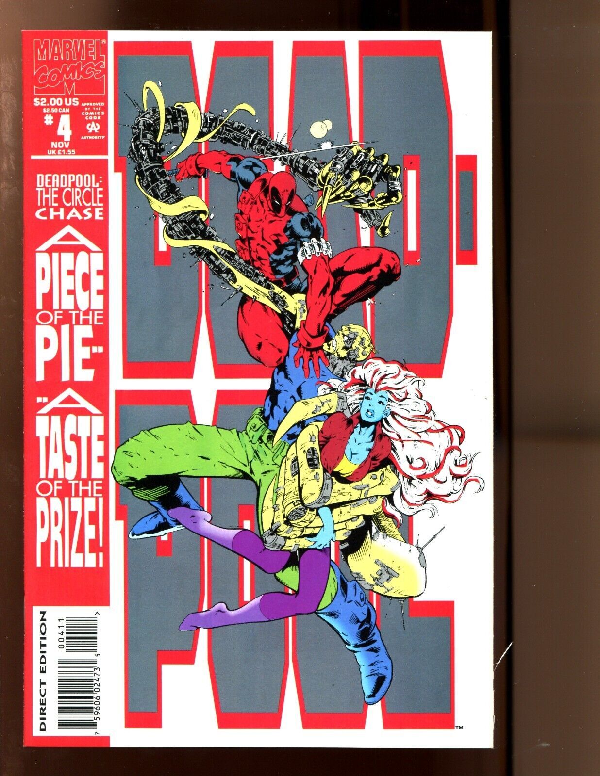 Deadpool: The Circle Chase #1-4 LOT - 1st. Solo Deadpool Comic (9.0/9.2 ...