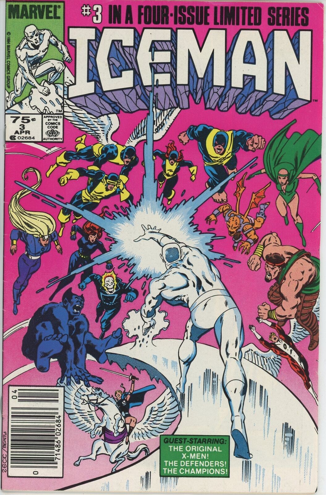 Iceman #3 (1984) - 6.0 FN *Quicksand* Newsstand | Comic Books - Modern ...